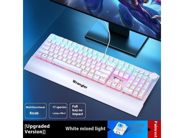FANTECH K200 Mechanical Gaming Keyboard, Black Hybrid Light LED Backlit ...