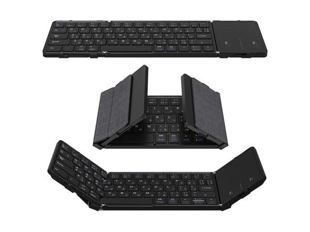 FANTECH B1053 Tri-Folding Bluetooth wireless Keyboard with Touchpad,64 ...
