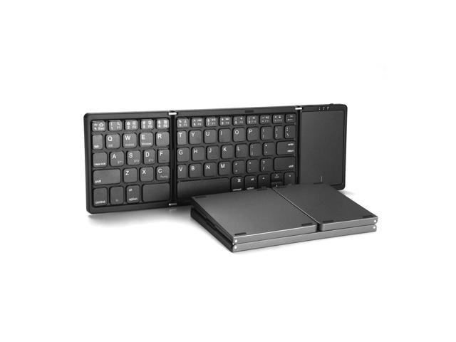 FANTECH B089T Tri-Folding Bluetooth wireless Keyboard with Touchpad,81 ...