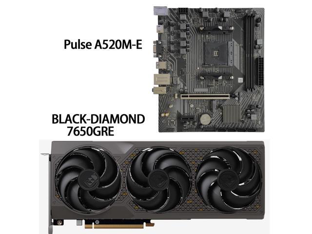 SAPPHIRE Tech GPU+Motherboard Combo, PULSE Radeon RX 7650 GRE Black ...