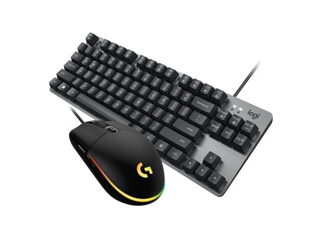 Logitech Mouse & Key Set, K835 TKL Mechanical Keyboard (Black) + G102 ...