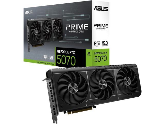 ASUS PRIME GeForce RTX 5070 12GB 192-Bit GDDR7 PCI Express 5.0 Graphics ...