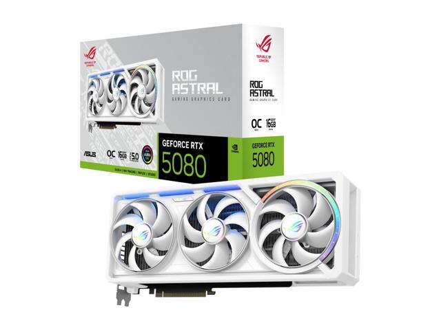 ASUS ROG Astral white GeForce RTX 5080 16GB GDDR7 OC Edition ROG-ASTRAL ...