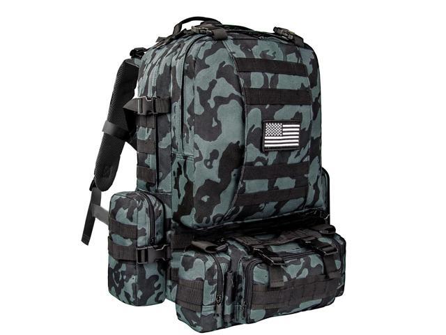 Tactical Backpack Military Army Rucksack 60L Large Assault Pack ...