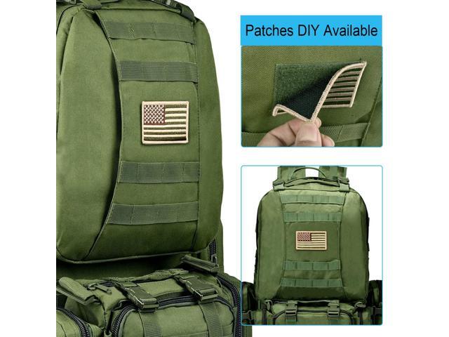 Tactical Backpack Military Army Rucksack 60L Large Assault Pack ...