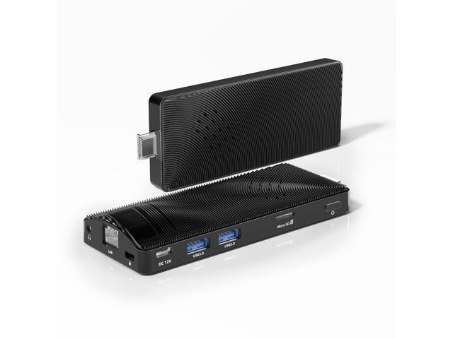 HIGOLEPC Mini PC Stick Fanless, Micro Computer Stick Pentium N4200 4GB ...