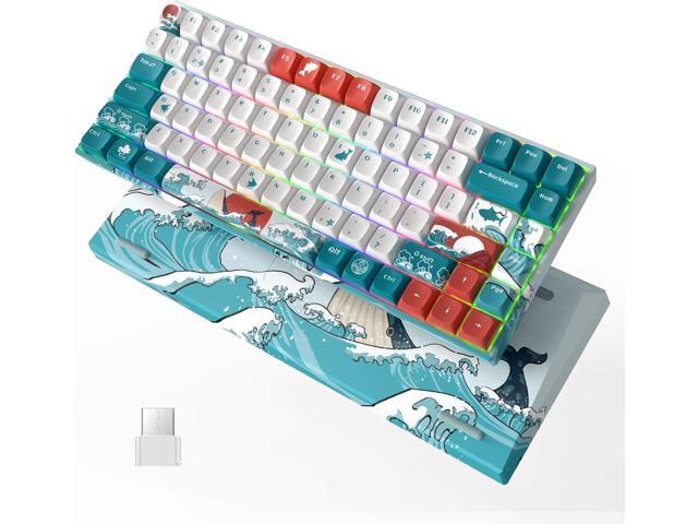 XVX M84 75% Wireless/Wired Mechanical Keyboard, Compact 84 Keys Hot ...