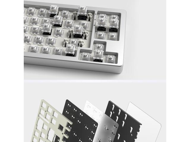 Womier S-K71 68% aluminum three-mode washer blue mechanical keyboard ...