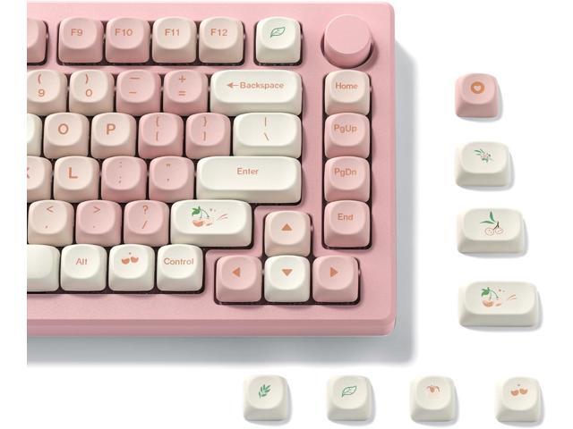PBT Keycaps - Keycaps 60 Percent, Pink MOA Keycaps Dye-Sublimation ...