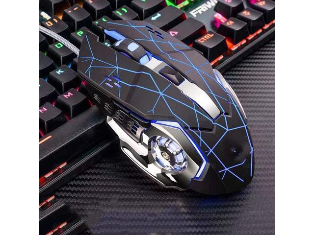 Gaming Mouse, Wired Gaming Mouse with RGB Backlit, 8000 DPI Adjustable ...