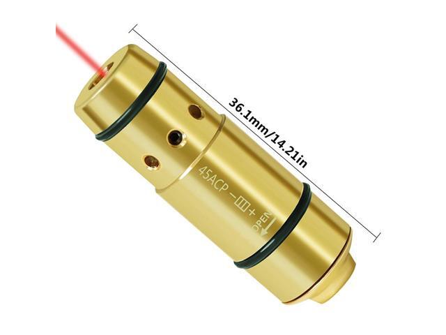 Golden .45ACP Red Light Optical Calibrator for Zero with Six Batteries ...