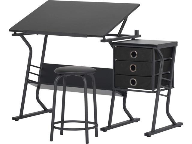 SD STUDIO DESIGNS Eclipse Craft Center in Black / Black 13365 - Newegg.com
