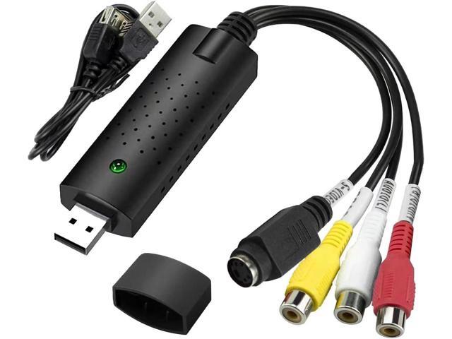 VHS to Digital Converter Video Capture Card USB 2.0 Audio Video Capture ...