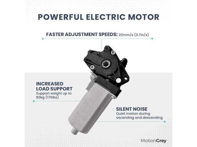 MotionGrey Standing Desk Height Adjustable Electric Motor Sit-to-Stand ...