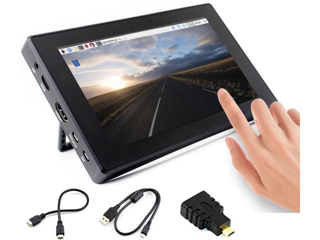 7inch HDMI LCD (H) (with case) Capacitive Touch Screen 1024x600 IPS ...