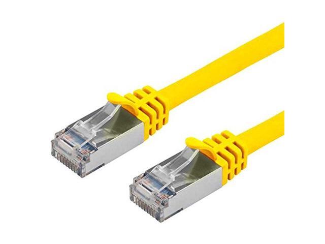 Buhbo 1 ft CAT7 Shielded RJ45 Ethernet Network Snagless Cable 10Gbps ...
