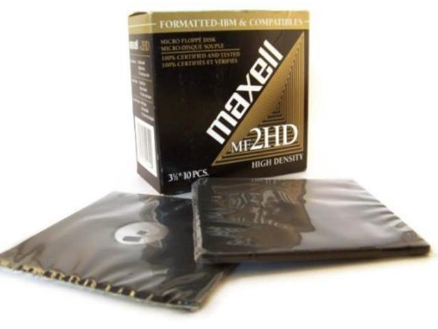Maxell 3.5" High Density Blank Floppy Disks (2) 10 Packs MF2HD IBM and Compatibles - Newegg.com