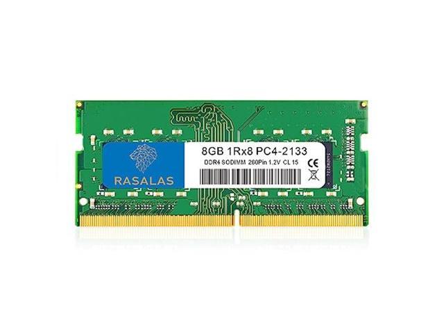 RASALAS 8GB DDR4 2133MHZ PC4-17000 Non-ECC Unbuffered 1.2V CL15 1Rx8 PC4-2133P Laptop RAM ...