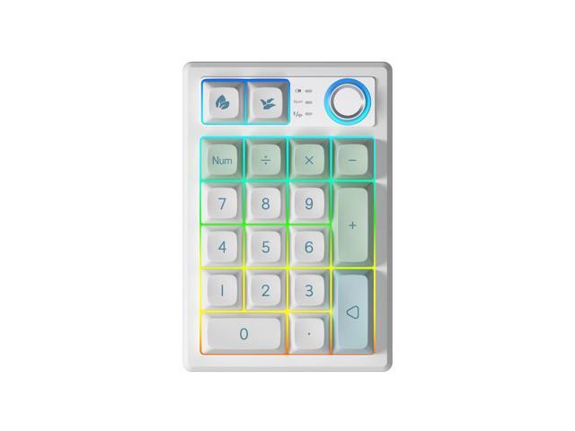 TISHLED Gasket Creamy Mechanical Numpad Programmable Macro Keypad ...