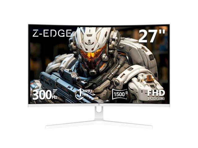 Z-Edge 27 inch Curved Gaming Monitor, FHD 1080P 300Hz 240Hz Computer ...