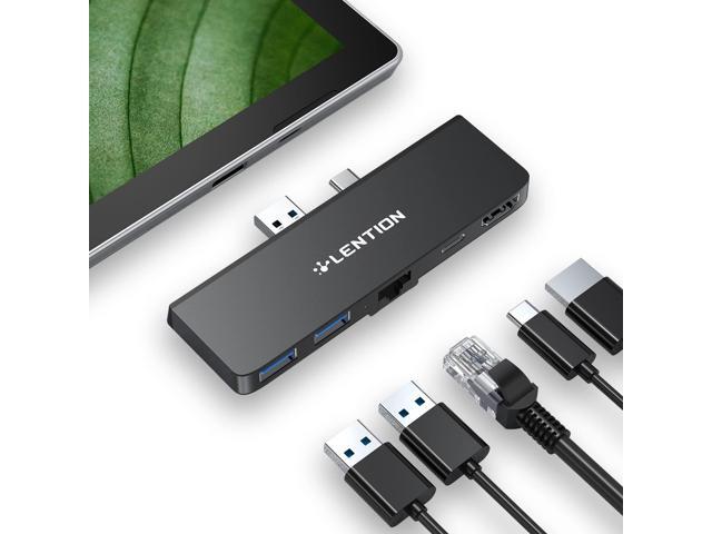 LENTION Surface Pro 7 USB C Hub Docking Station,5-in-1 Surface Pro 7 ...