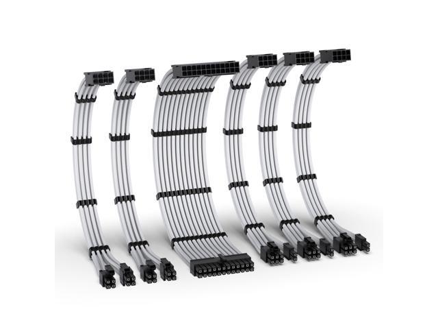 EZDIY-FAB PSU Cable Extension Kit,16AWG Power Supply Extension Cable ...