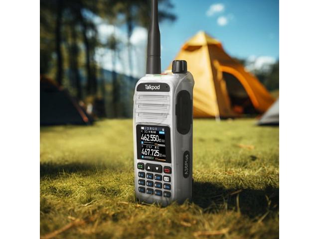 Talkpod A36Plus Dual Bander GMRS/HAM/FRS Handheld Two Way Radio Licence ...