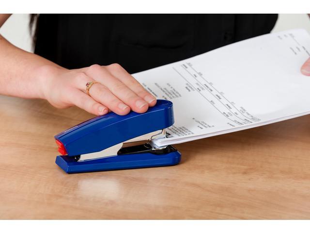 Novus B4fc Flat Clinch Stapler, 50 Sheet Capacity, Dual Staple Guide ...