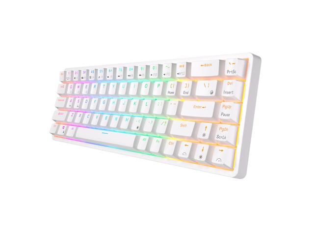 RK ROYAL KLUDGE RK G68 2.4Ghz Wireless/Bluetooth/Wired 65% Mechanical ...