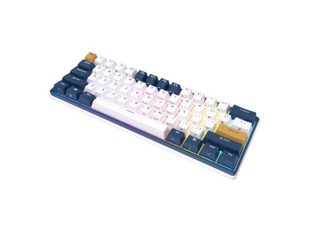 RK ROYAL KLUDGE RK61 Plus 2.4G Wireless Bluetooth Mechanical Keyboard ...