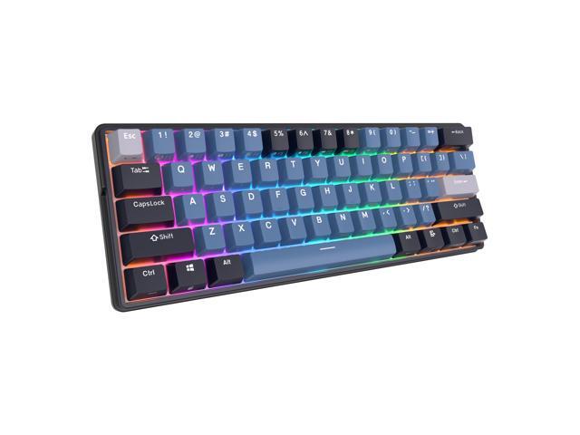 RK ROYAL KLUDGE RK61 Plus 2.4G Wireless Bluetooth Mechanical Keyboard ...