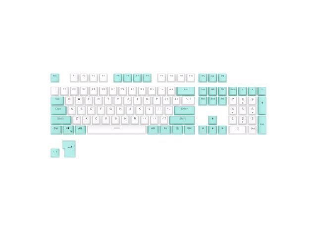RK ROYAL KLUDGE 104 Keys PBT Keycaps Thick PBT Double Shot Gaming ...