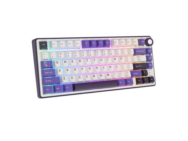 RK ROYAL KLUDGE R75 Mechanical Keyboard Wired with Volumn Knob 75% TKL ...