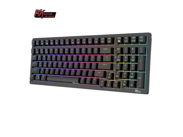 RK ROYAL KLUDGE RK98 Wireless Mechanical Keyboard Triple Mode 2.4G/BT5 ...