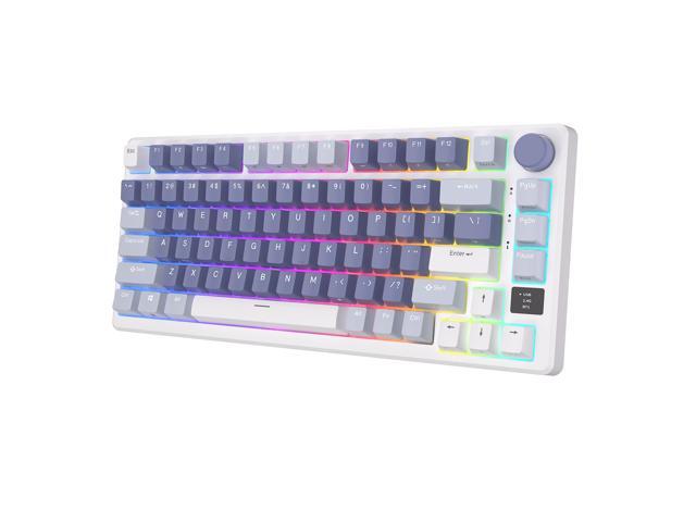 RK ROYAL KLUDGE M75 Mechanical Keyboard 2.4GHz/Bluetooth/USB-C Wired ...