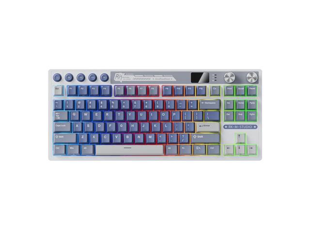 RK ROYAL KLUDGE M87 Wireless Gaming Keyboard, 2.4Ghz/Bluetooth/USB-C ...
