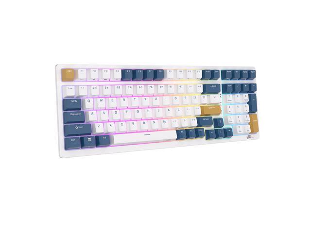 RK ROYAL KLUDGE RK98 Wireless Mechanical Keyboard Triple Mode 2.4G/BT5 ...