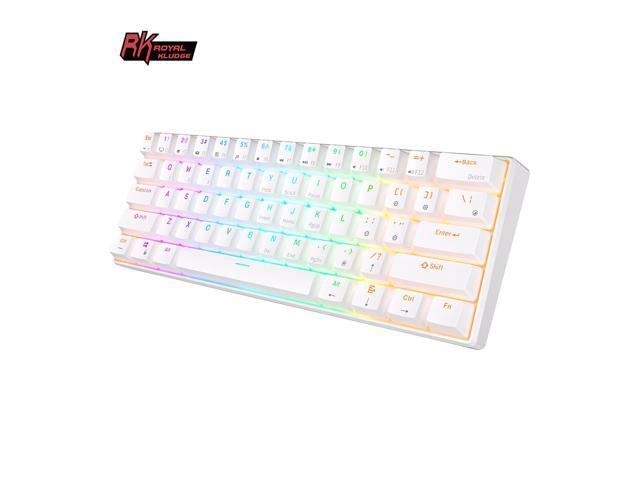 RK ROYAL KLUDGE RK61 Mini Gaming Keyboard Hot Swappable Mechanical ...