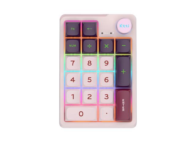 RK ROYAL KLUDGE Kzzi K20 Keypad Wireless Programming Macro Numeric Keypad Mini Button Custom ...