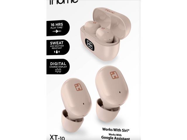 iHome XT-10 True Wireless Earbuds Beige Noise Canceling - Newegg.com
