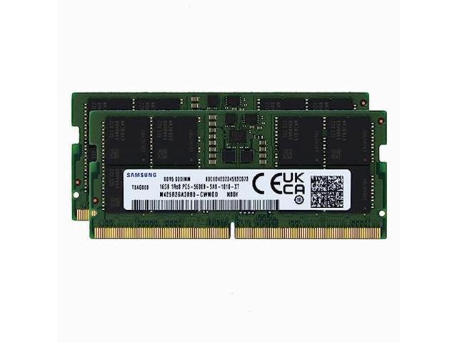 Samsung 32GB (2x16GB) DDR5 5600MHz PC5-44800 1Rx8 SODIMM CL46 1.1v ...