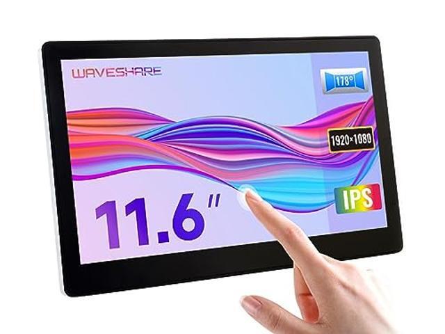 waveshare 11.6inch Capacitive Touch Screen LCD with Case Compatible ...