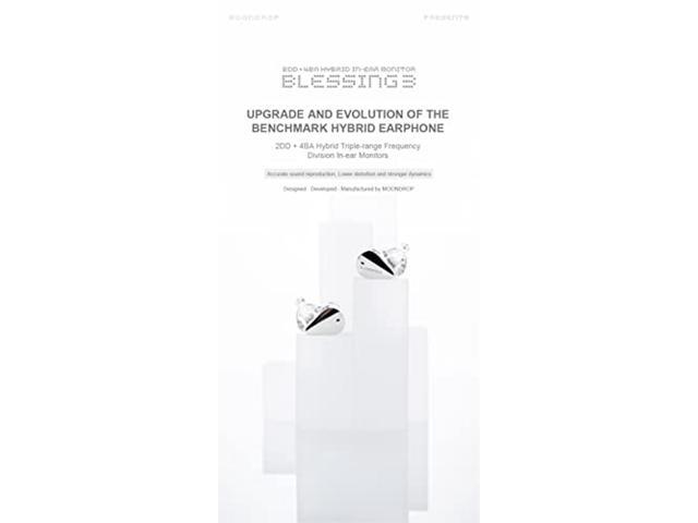 Moondrop Blessing 3 in-Ear Earphones 2DD+4BA Hybrid Triple-Range ...