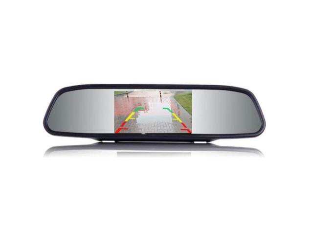 4.3 inch Car Video Monitor Auto Rear View Mirror LCD Screen 12V-24V ...