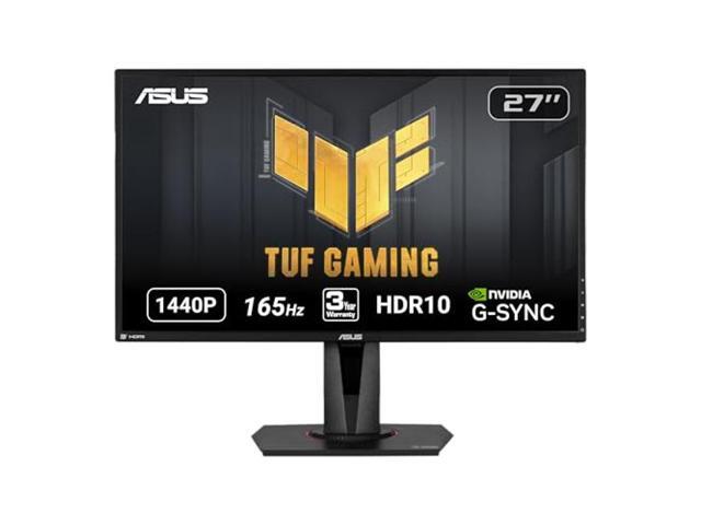 ASUS TUF Gaming 27" 2K HDR Gaming Monitor (VG27AQ) - QHD (2560 x 1440), 165Hz (Supports 144Hz ...