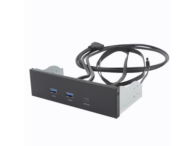 5.25 Inch Front Panel USB Hub, Internal USB Hub with 5Gbps USB A and ...