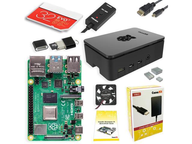 CanaKit Raspberry Pi 4 4GB Starter PRO Kit - 4GB RAM - Newegg.com