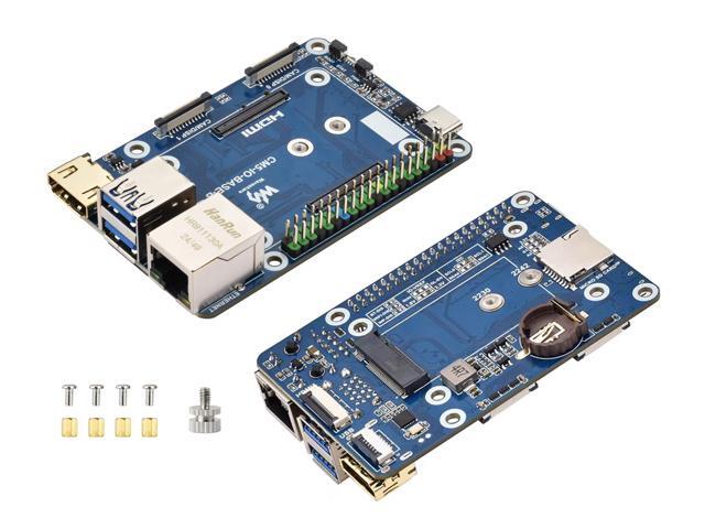 Mini Base Board Compatible with Raspberry Pi Compute Module 5 Lite/eMMC ...
