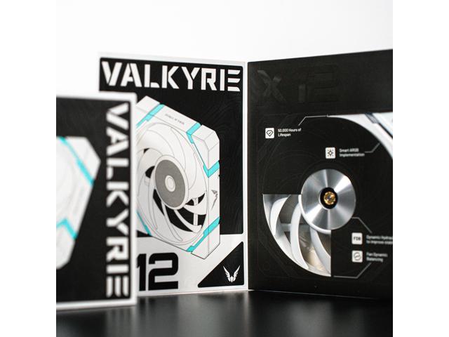Valkyrie X12 Black PC Case Fan - 120mm - High Performance - aRGB LED ...