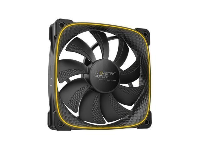 Geometric Future Squama 2503R Reverse blade RGB PWM fan -Black-120mm-1 ...